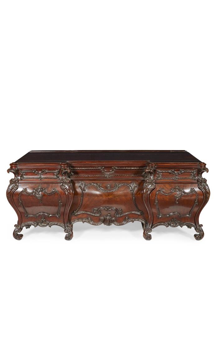 Mahogany Bombe Sideboard Leaf-Holder, Late 19th Century | Antique ...