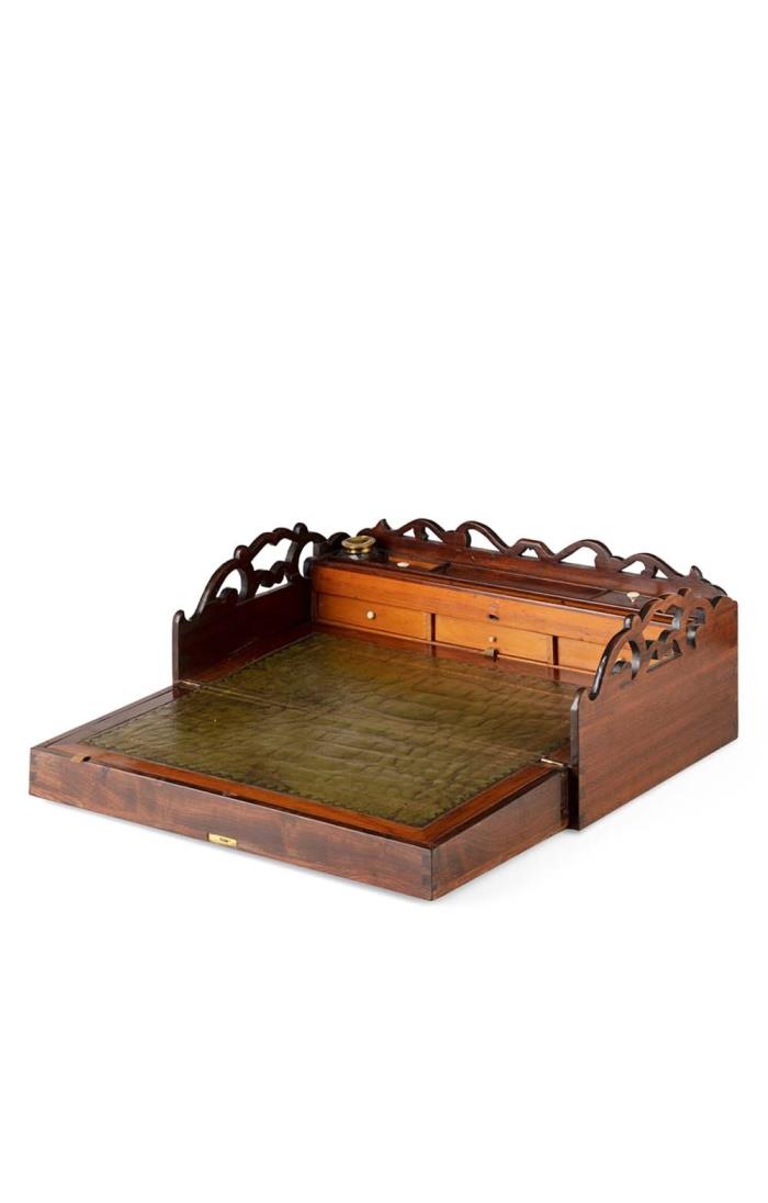 Italian Rosewood and Parquetry Writing Slope, 19th Century | Antique ...