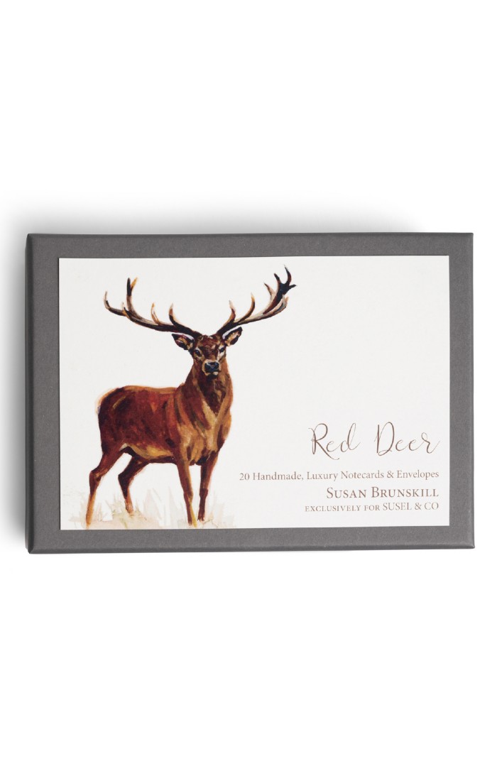 Pack of 20 Susel & Co. Fine Art Handmade Notecards - House of Bruar