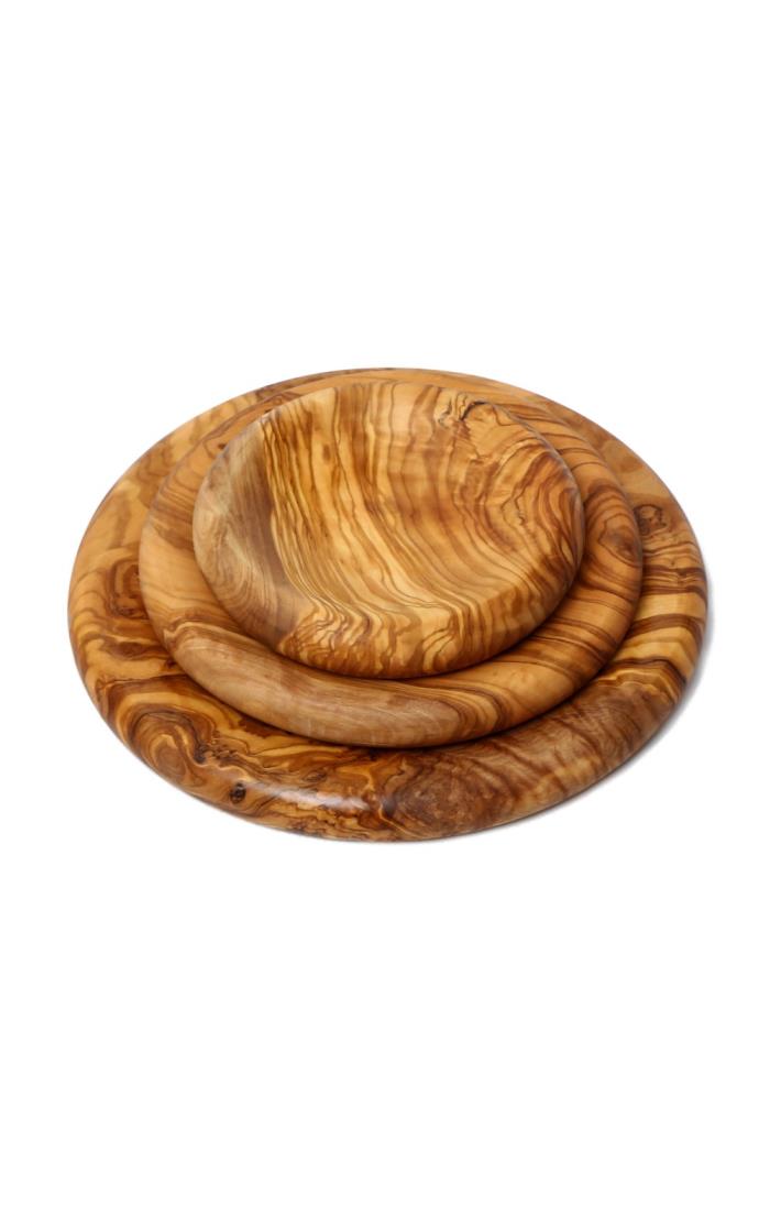 Round Wooden Plate Set - House of Bruar