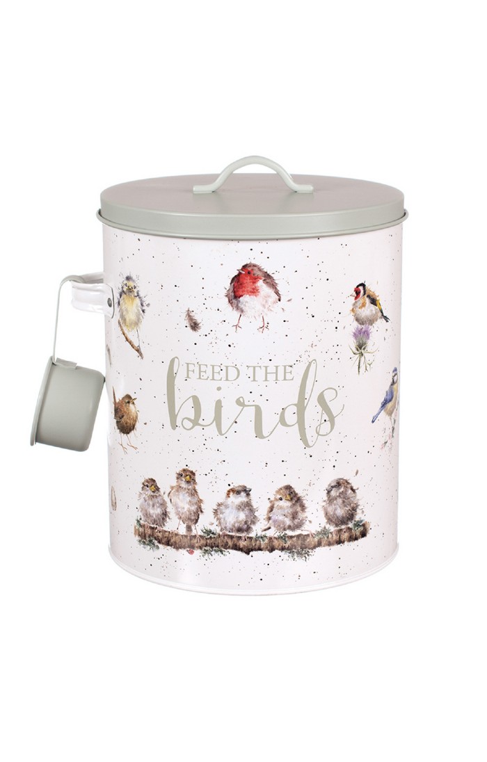 Wrendale Designs Bird Food Tin & Scoop - House of Bruar