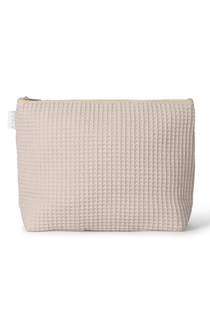 Ladies Large Waffle Washbag - House of Bruar