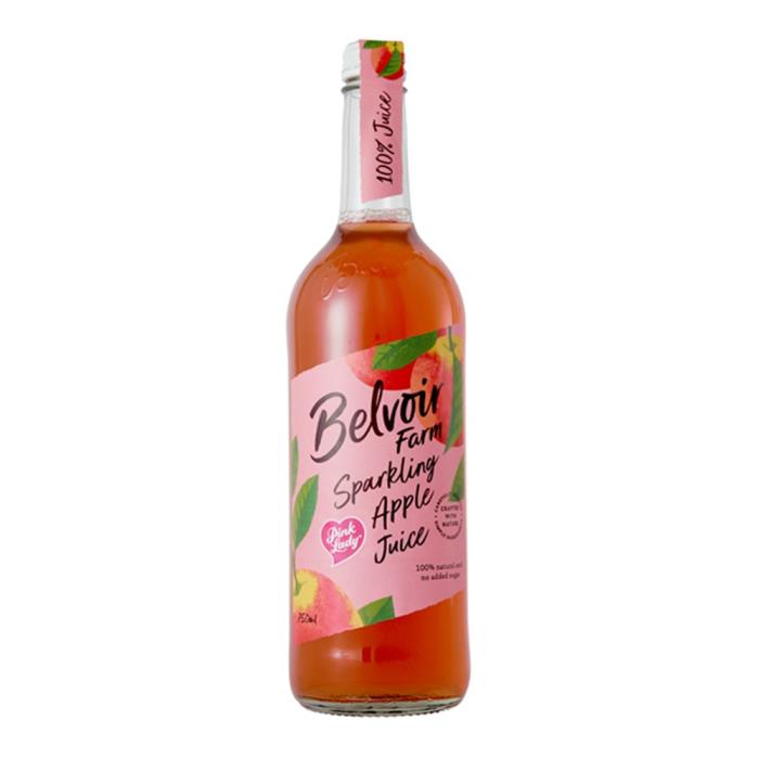 Belvoir Sparkling Pink Lady Apple Juice 75cl - House of Bruar