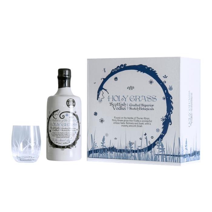 Holy Grass Vodka & Glass Set 70cl | Spirits | House Of Bruar