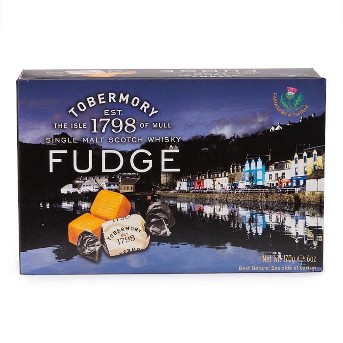Gardiners Tobermory Whisky Fudge Carton 170g - House of Bruar