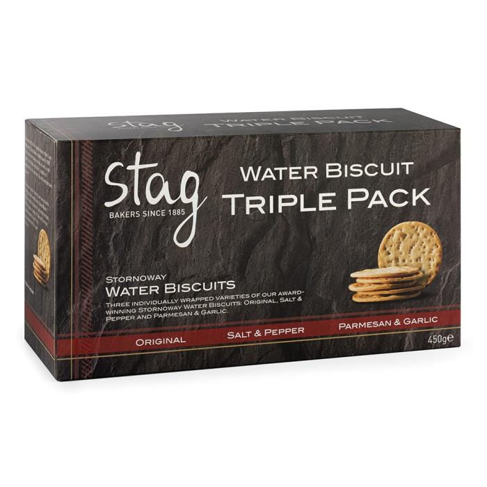 Stornoway Water Biscuit Triple Pack | Savoury Biscuits | House Of Bruar