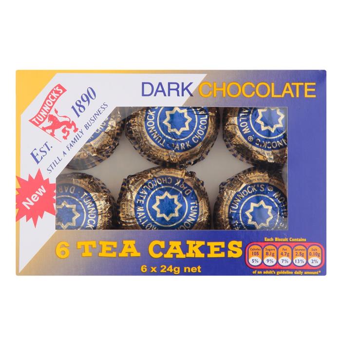Tunnock Dark Tea Cakes | Sweet Biscuits | House Of Bruar
