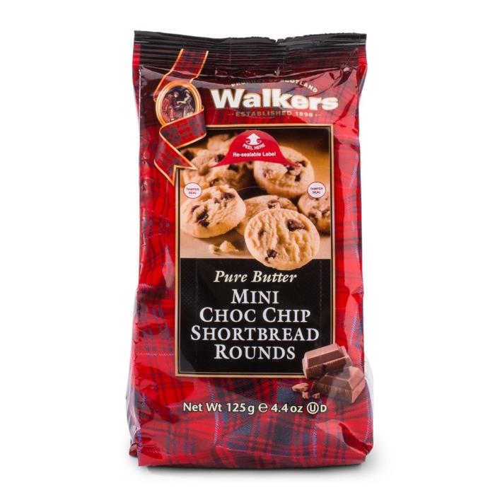 Mini Choc Chip Shortbread Rounds 125g - House of Bruar