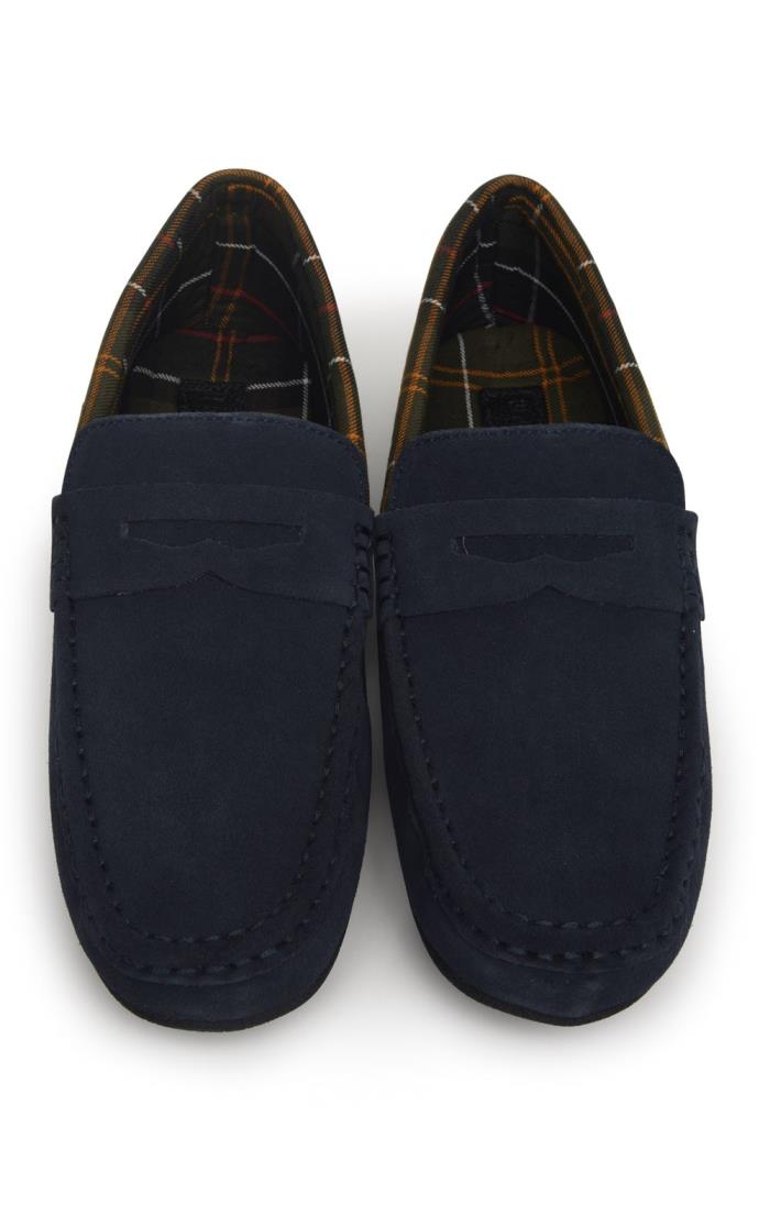 Navy barbour slippers store