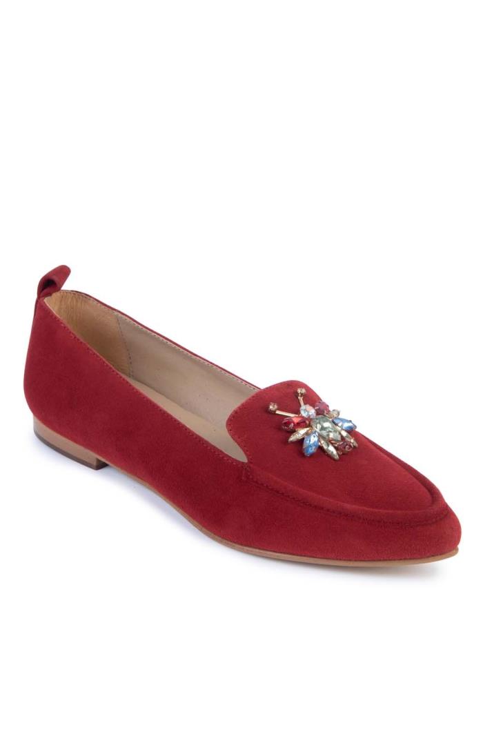Ladies' Suede Shoes | Red, Black & Blue Suede Shoes | House of Bruar