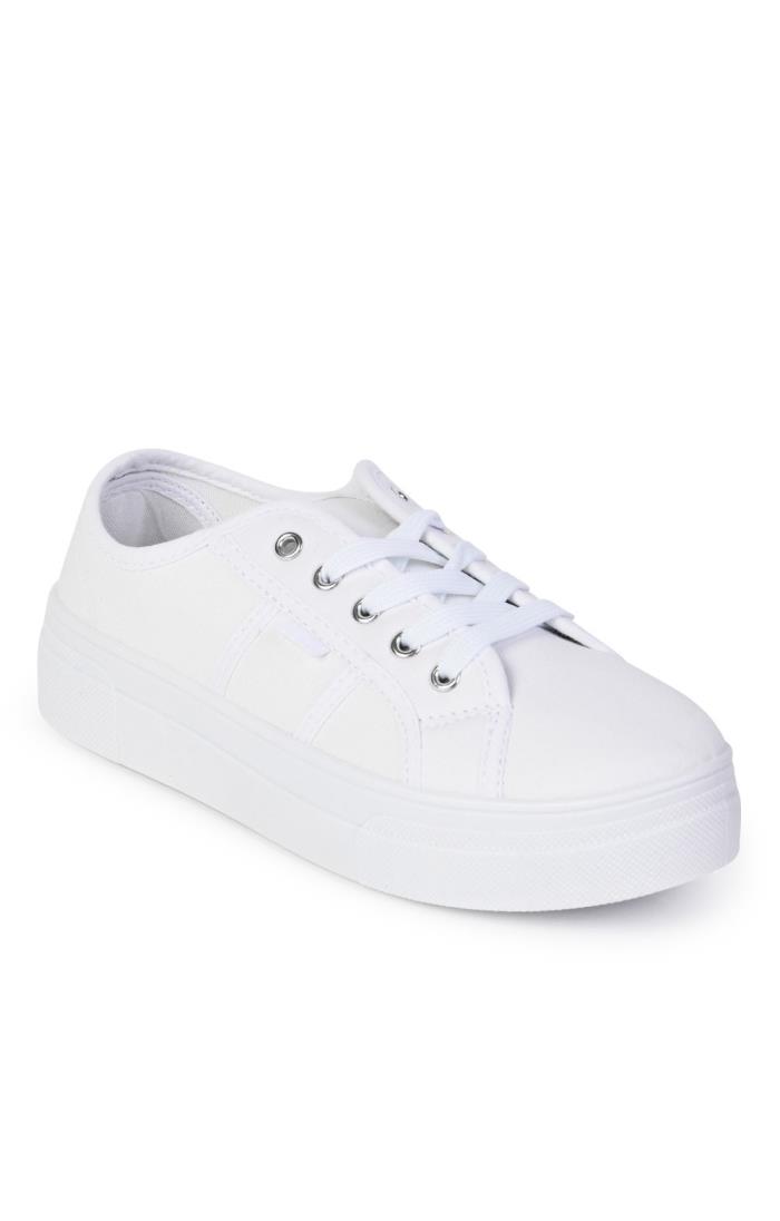 Ladies Montclair Canvas Trainer - House of Bruar