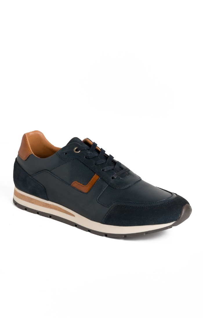 Mens Leather Trainers - House of Bruar