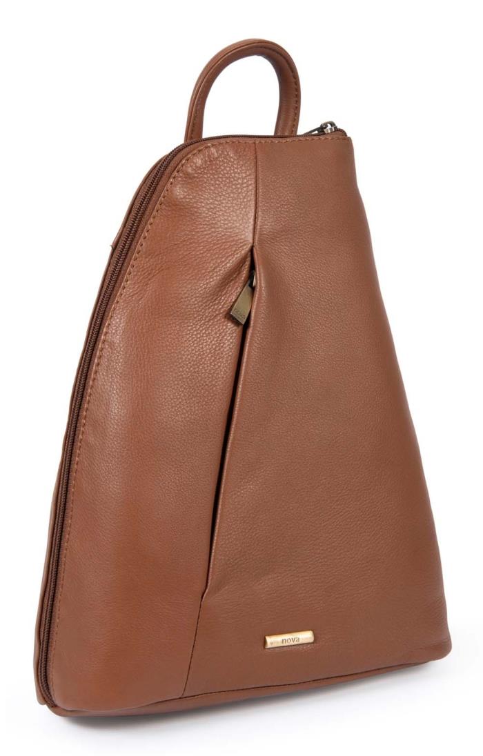 Ladies Front Zip Rucksack - House of Bruar