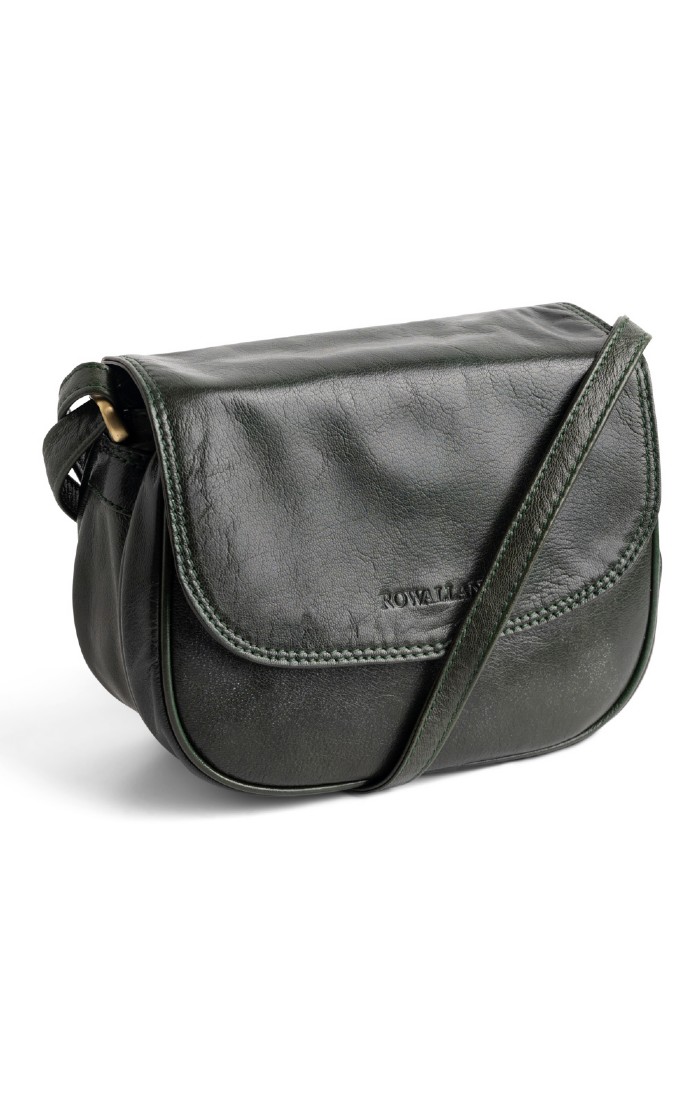 Ladies Leather Flapover Bag - House of Bruar