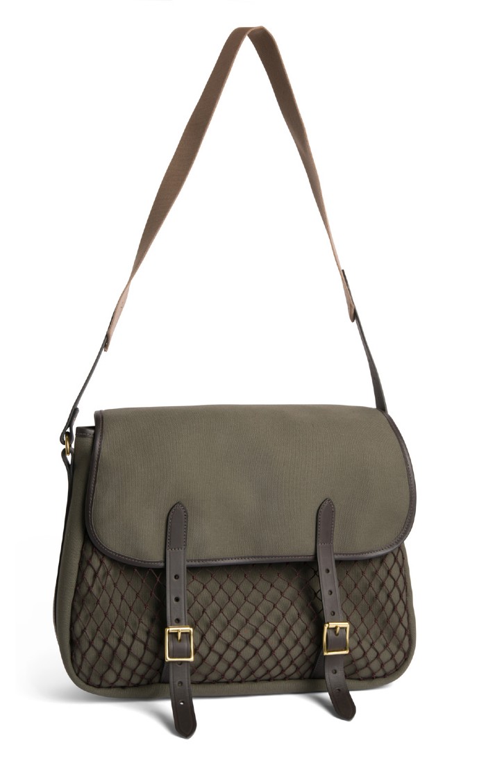 Croots Canvas Game Bag, Green - House of Bruar