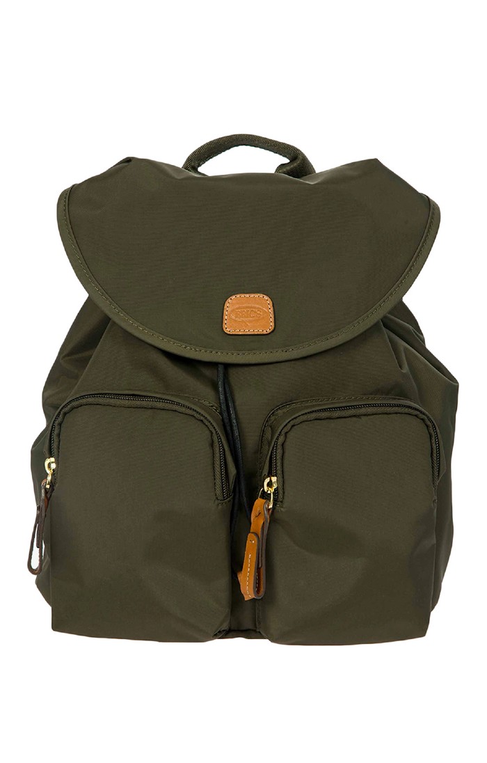 Ladies Brics Front Pocket Rucksack, Green - House of Bruar