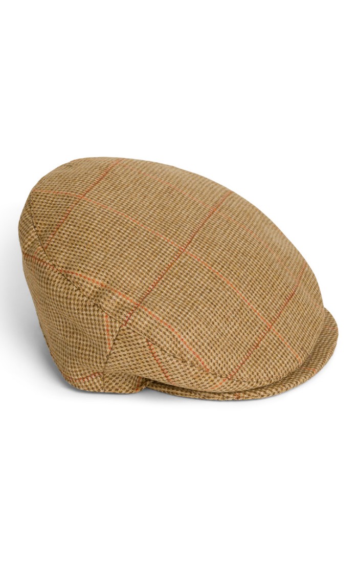 Men's British Tweed Bond Cap, Brown - House of Bruar