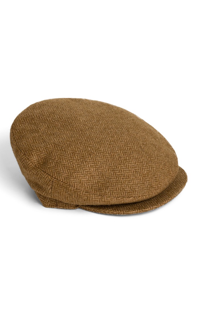 Men's British Tweed Bond Cap, Brown - House of Bruar