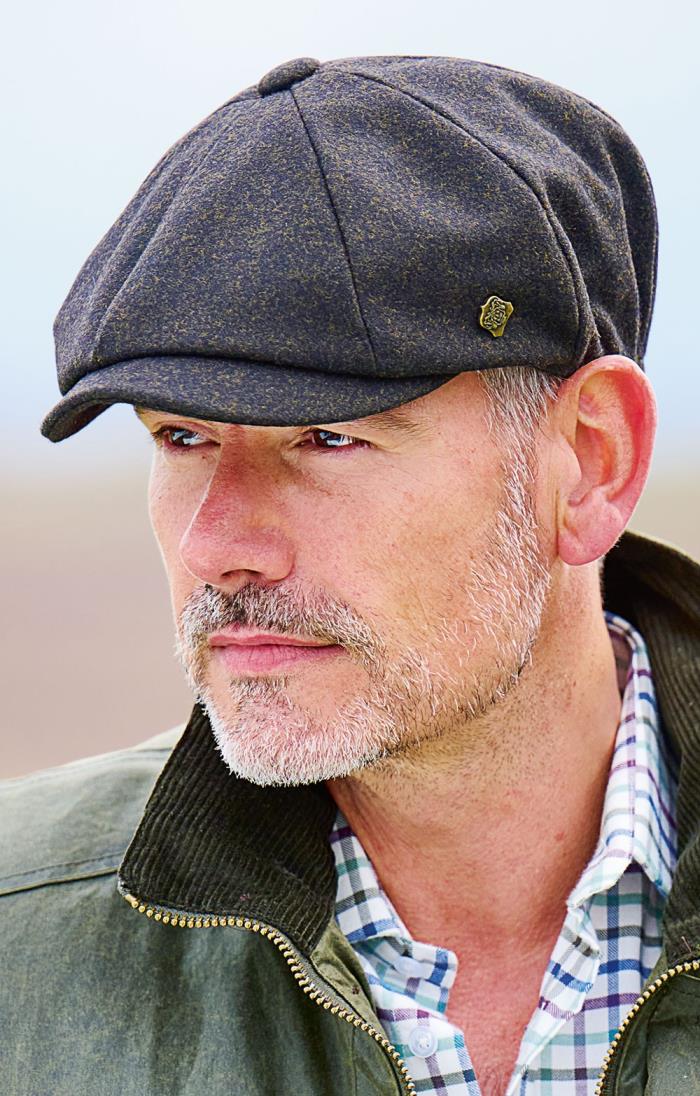 Mens Failsworth Loden Eight-Piece Cap - House of Bruar