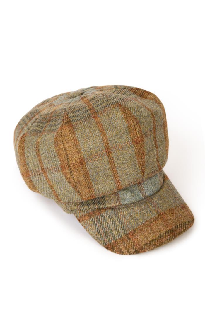 Ladies 8 Piece Tweed Cap - House of Bruar