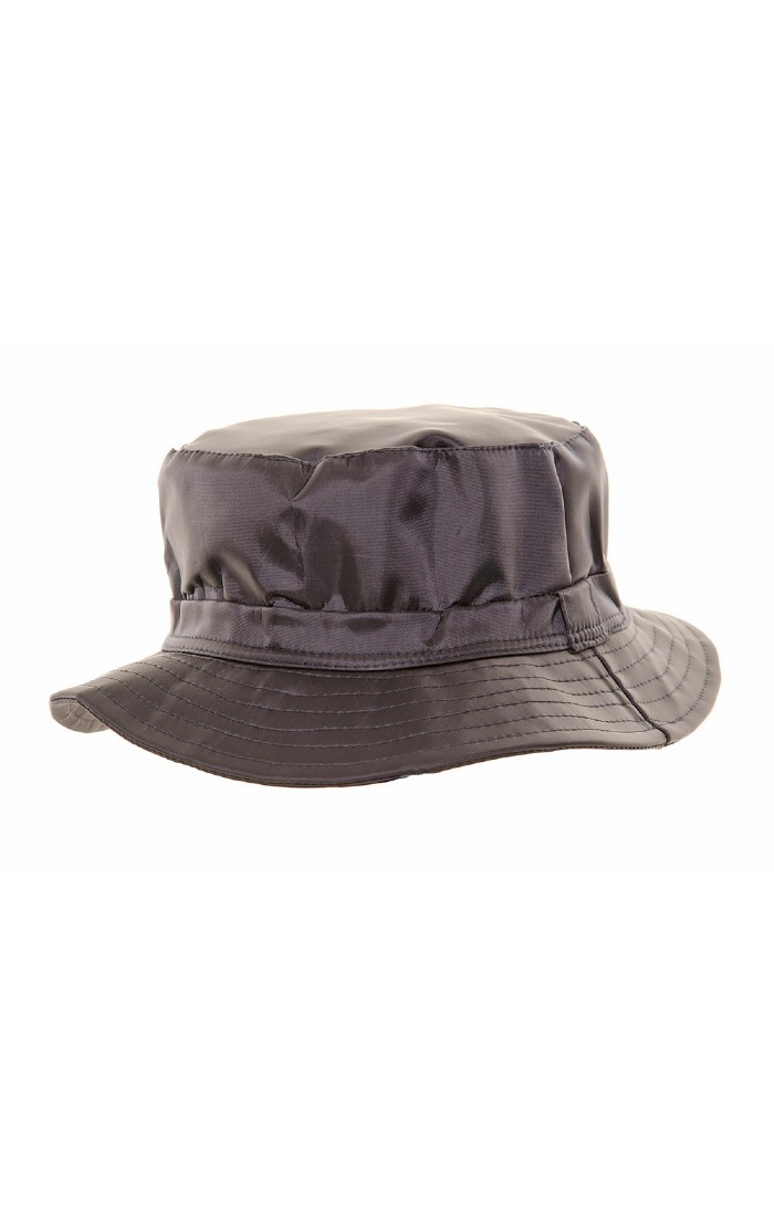 Unisex Showerproof Bucket Hat, Navy - House of Bruar