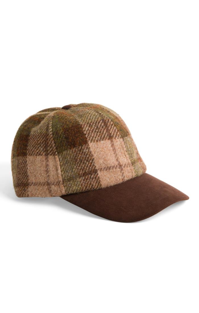 Ladies Harris Tweed Baseball Cap - House of Bruar