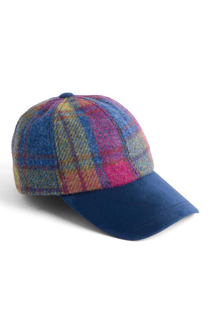 Ladies Harris Tweed Baseball Cap - House of Bruar