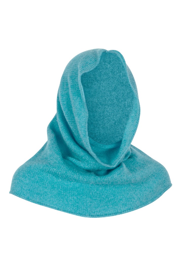 Ladies Gauzy Cashmere Snood, Green - House of Bruar