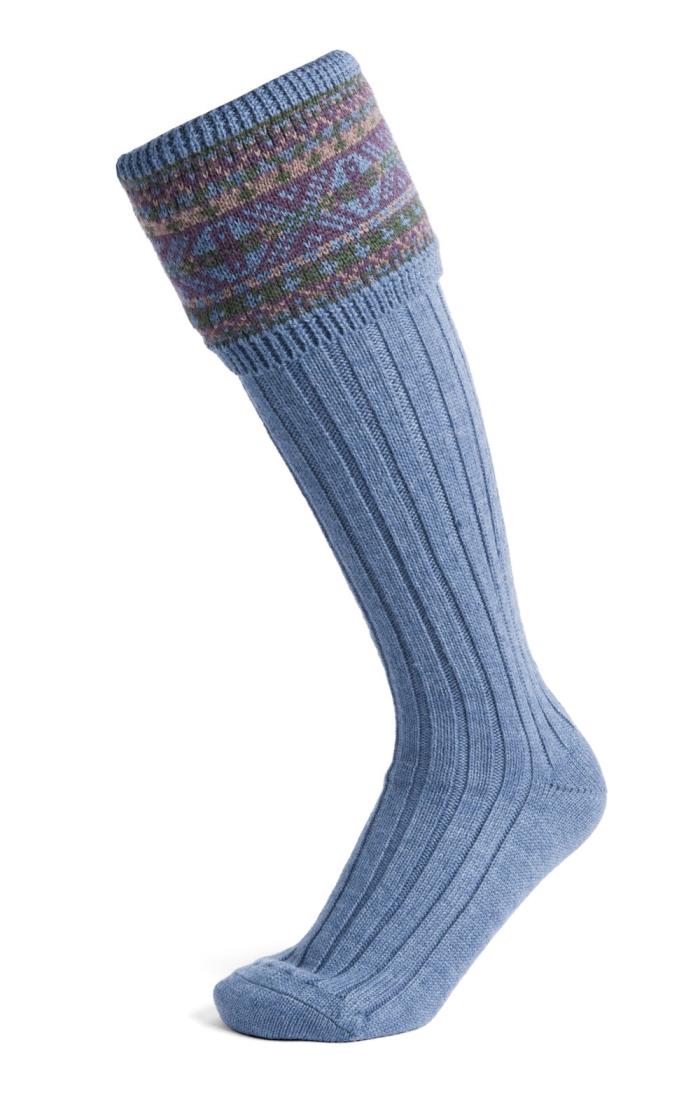 Men s Merino Fairisle Shooting Socks - House of Bruar