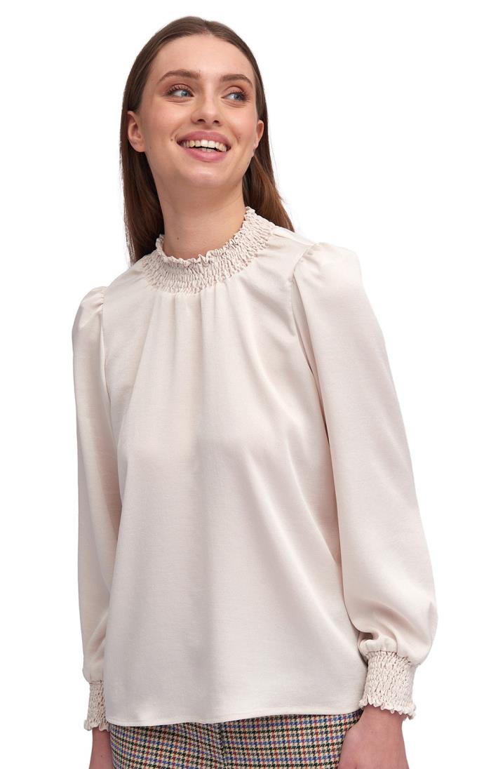 Ladies Luzaga Ruffled Collar Blouse - House of Bruar