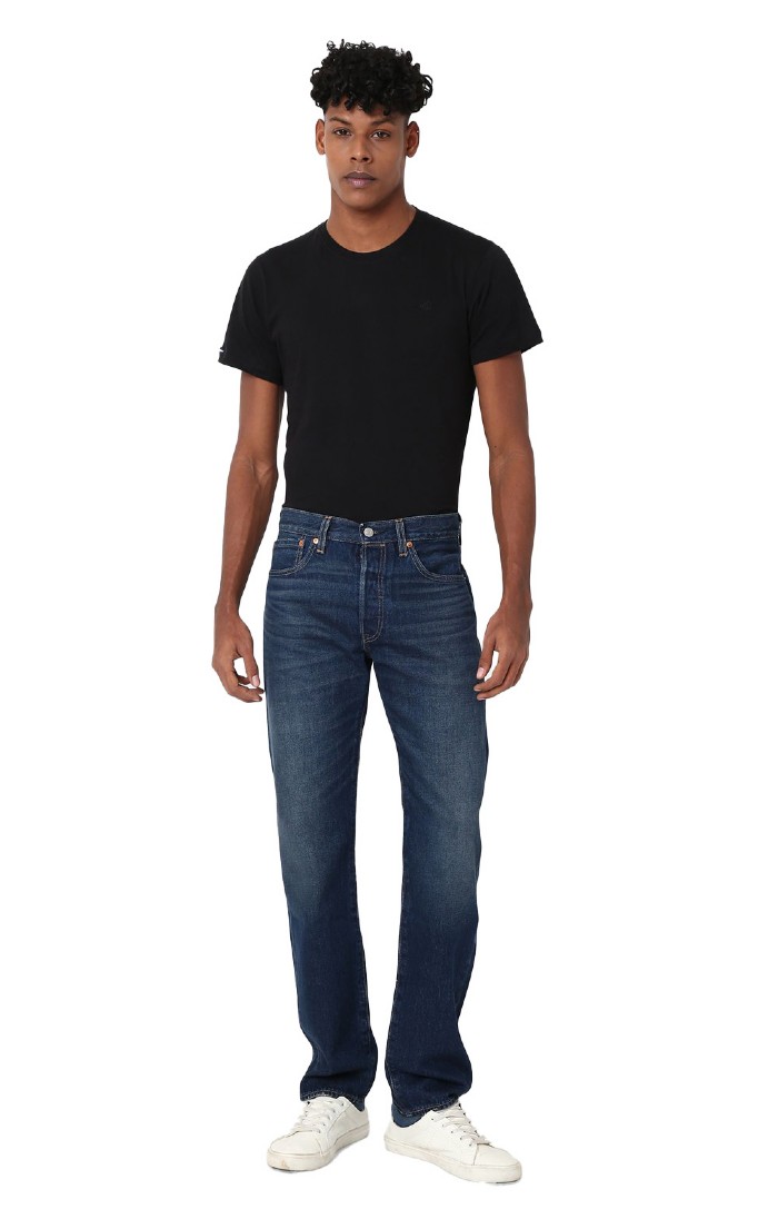 Men s Levi 501 Original Worn In Jeans