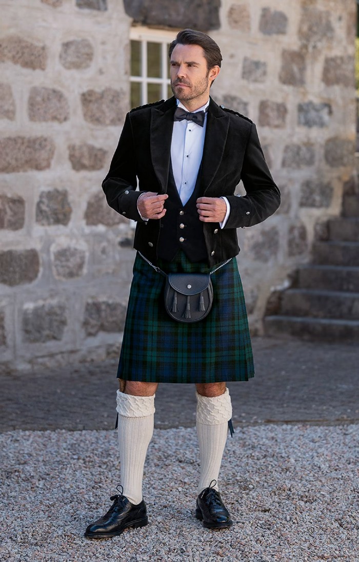 Men Tartan Day Kilt, Multi - House of Bruar