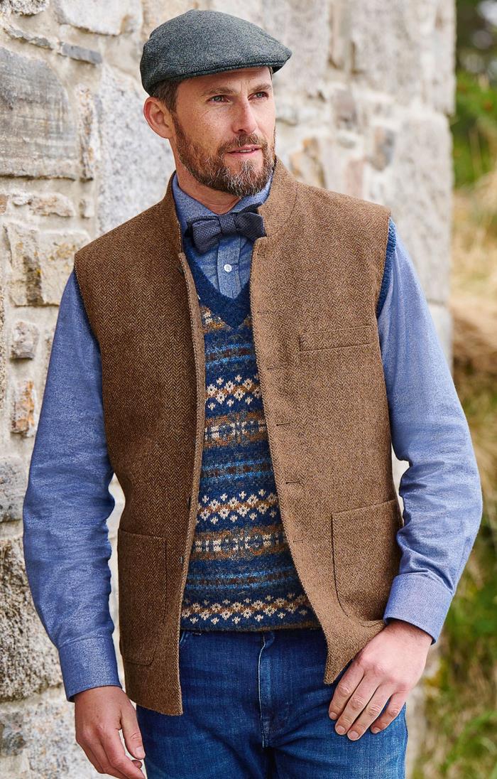 Men's Tweed Waistcoats | Wool Tweed Waistcoats | House of Bruar