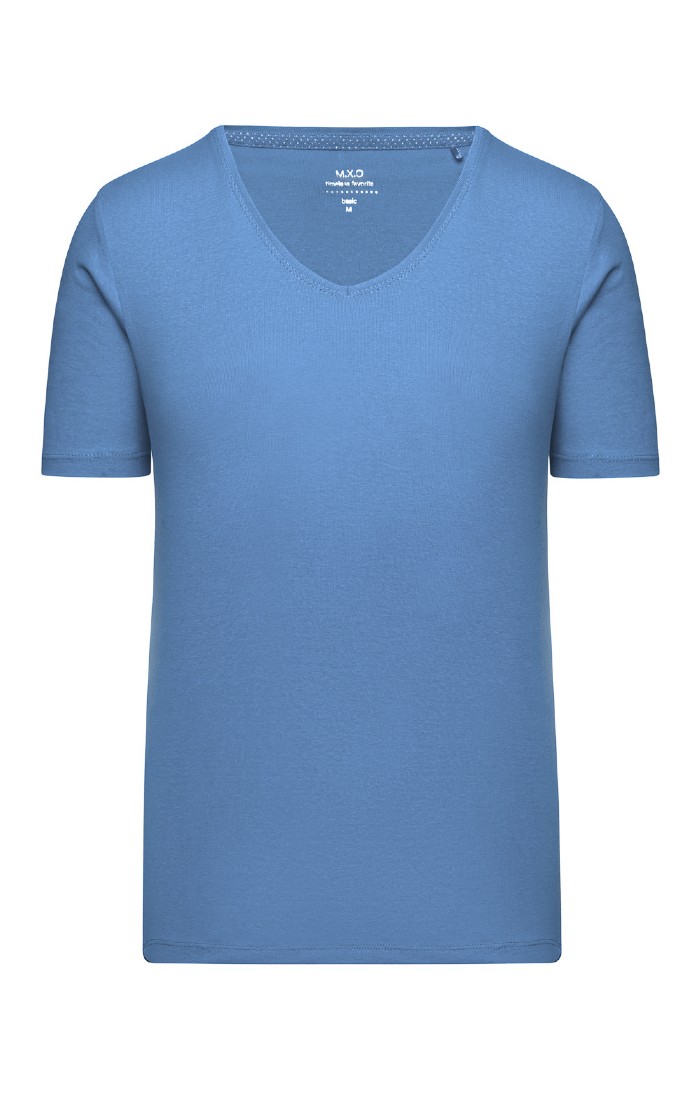 Ladies Plain V Neck Short Sleeved Tee - House of Bruar